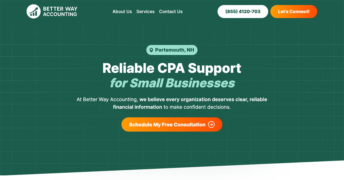 Reliable CPA Support for Small Businesses - Better Way Accounting